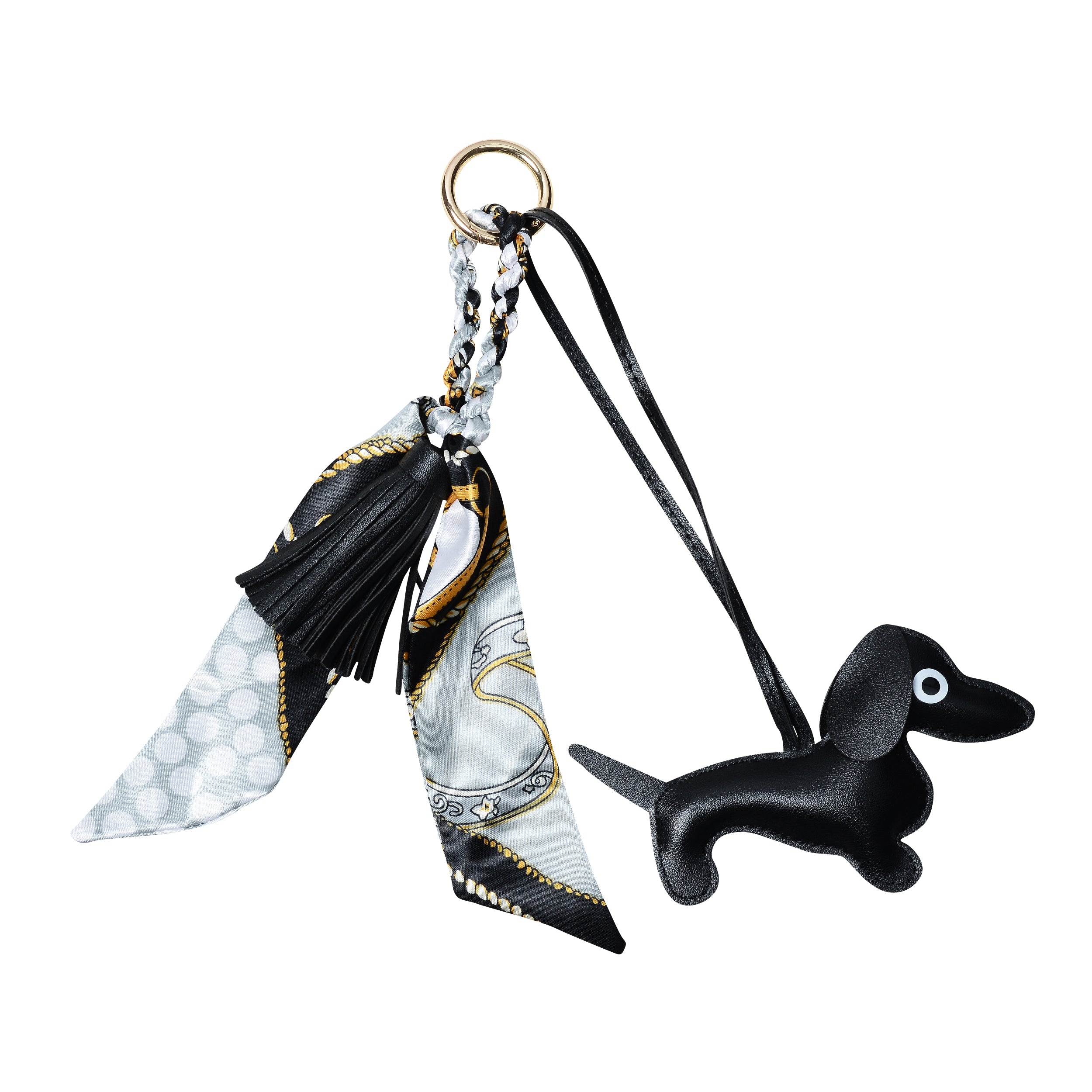 Deluxe Sausage Dog Keyring | Black – Ippico